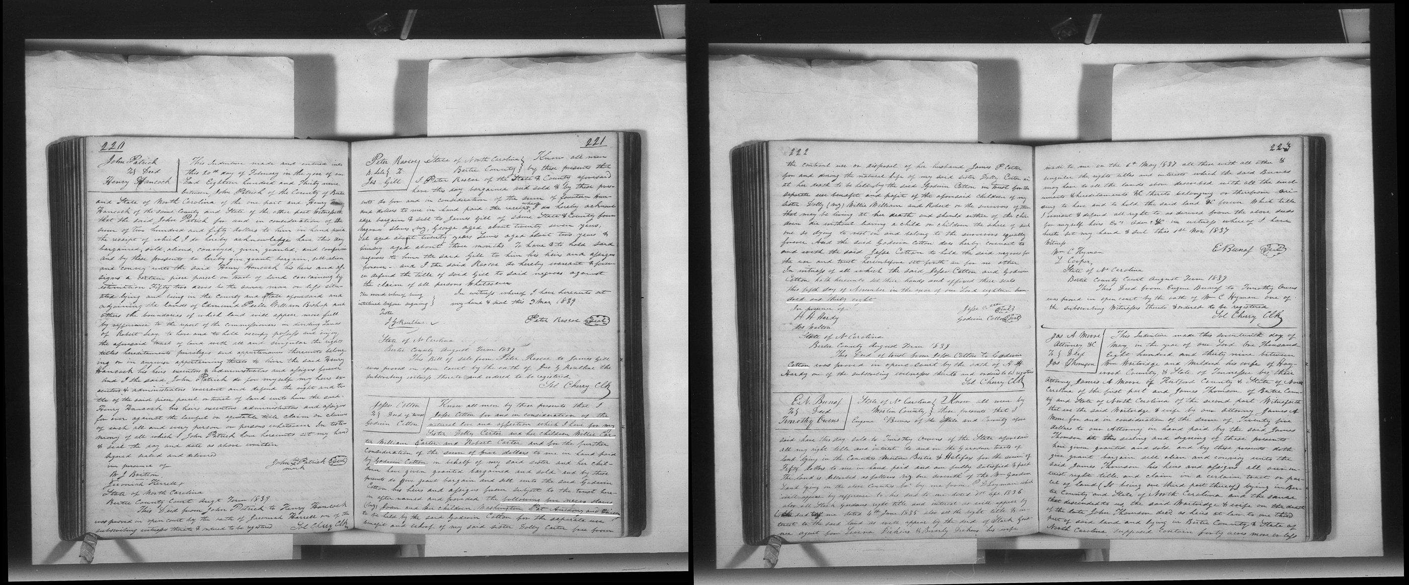 People Not Property: Slave Deeds, Digital Library on American Slavery