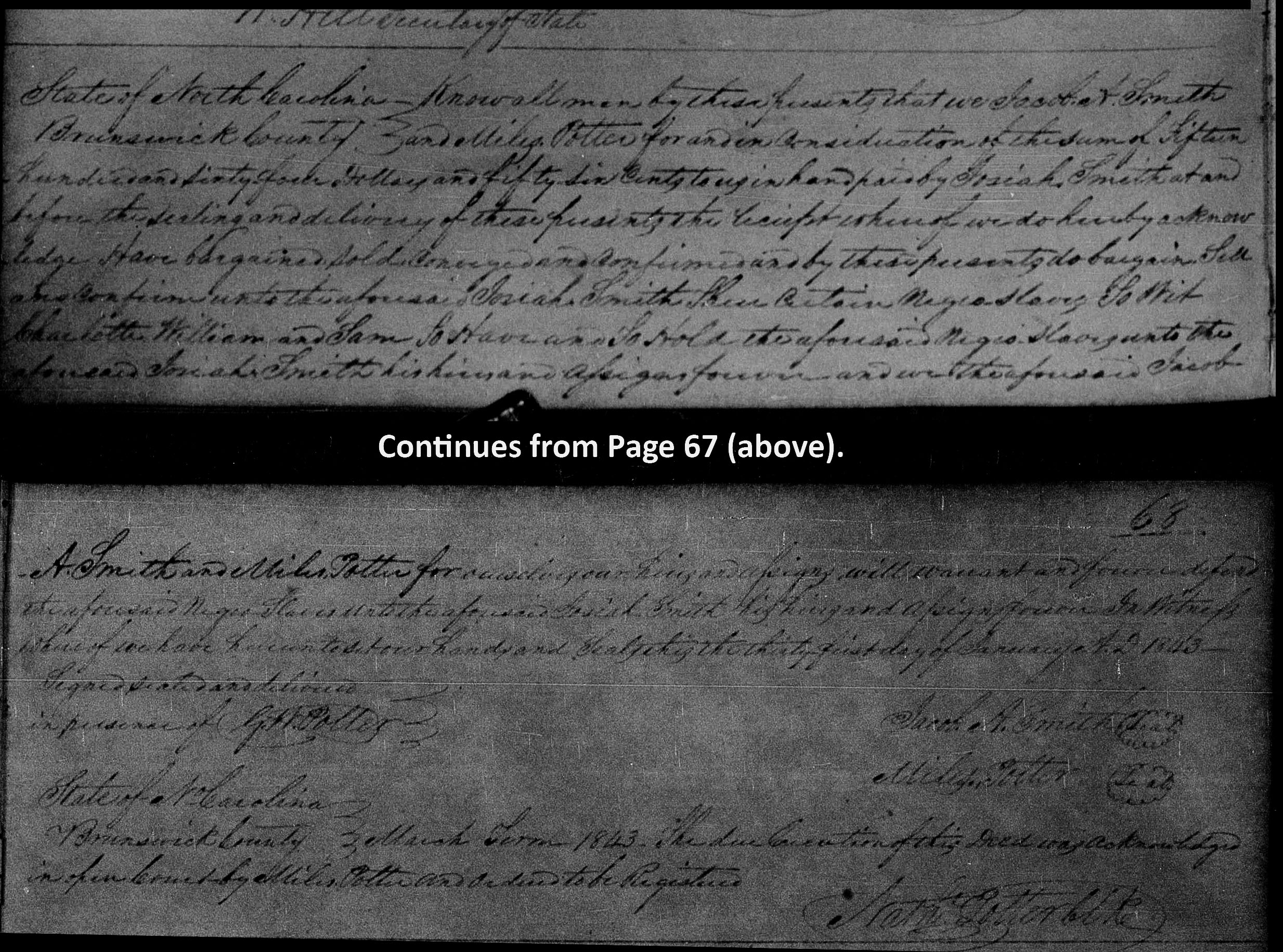 People Not Property: Slave Deeds, Digital Library on American Slavery